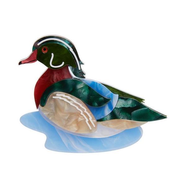 Erstwilder - Mallard Ballard Duck Brooch (2020) – 20th Century Artifacts