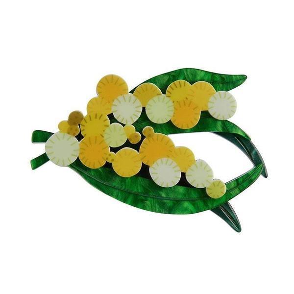 Erstwilder - Woven Wattle Brooch (2020) – 20th Century Artifacts
