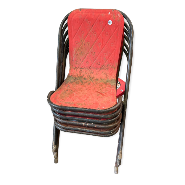 Set of 6 Sebel Stackable Garden Chairs - Mid Century – 20th Century ...